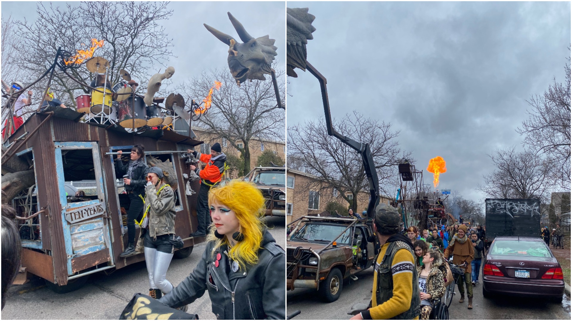 Southside Battletrain Rides Again in a Fiery May Day Celebration - Racket