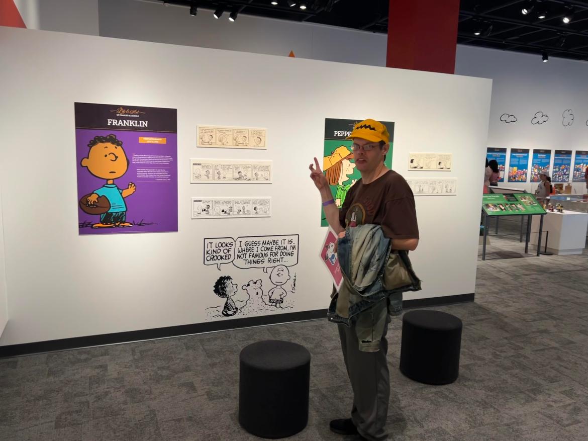 I Visited the Charles Schulz Exhibit with 'Peanuts' Superfan Lyle Larue ...