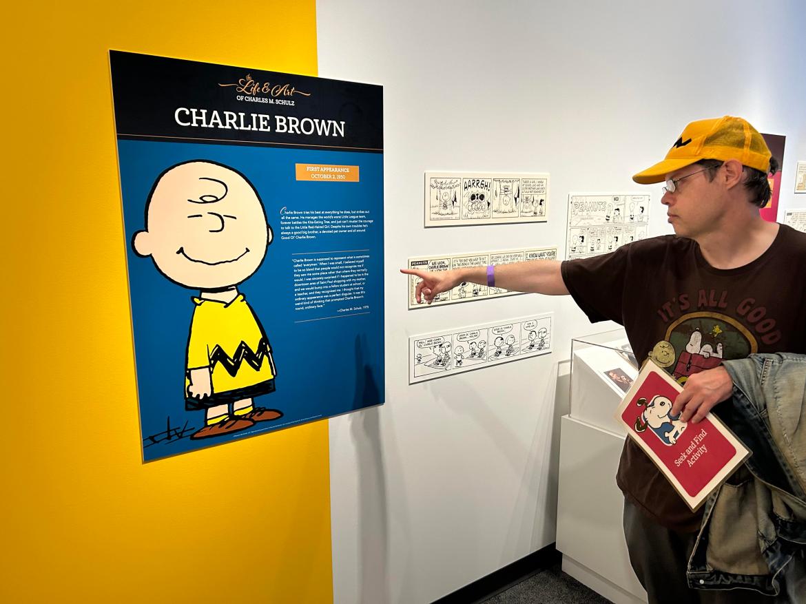 I Visited the Charles Schulz Exhibit with 'Peanuts' Superfan Lyle Larue ...