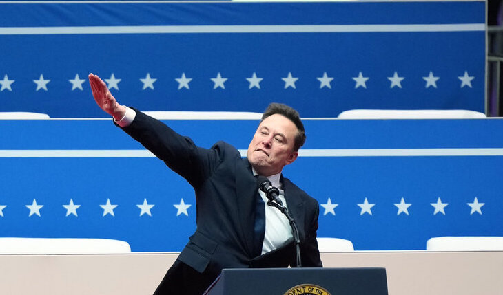 Musk Considers Suing Walz for Calling His Nazi Salute a Nazi Salute ...