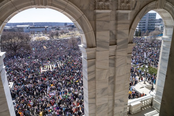 Scenes From Saturday's 25K-Strong MN Protest Against the Deranged ...
