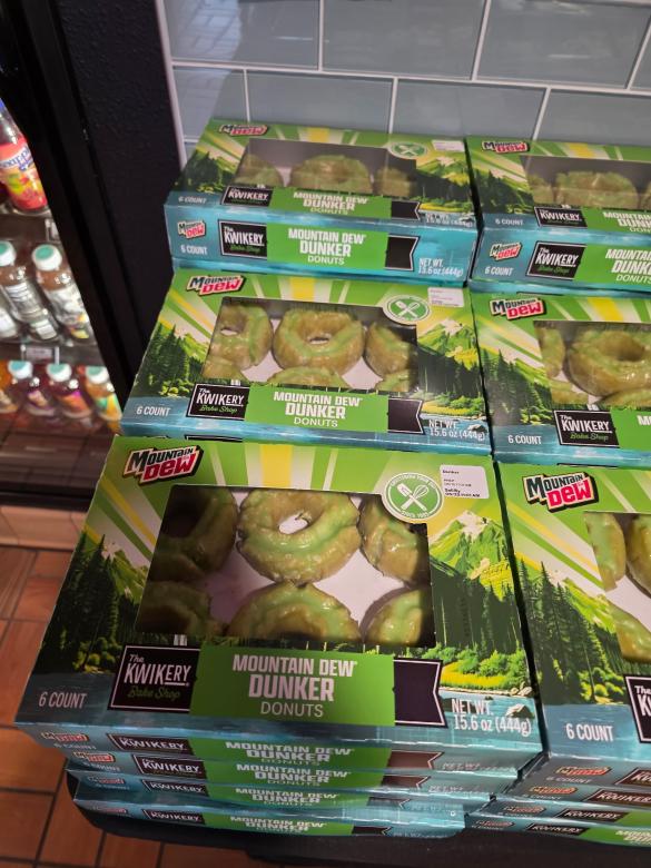 Yes, of Course We Tried the Kwik Trip Mountain Dew Donuts - Racket